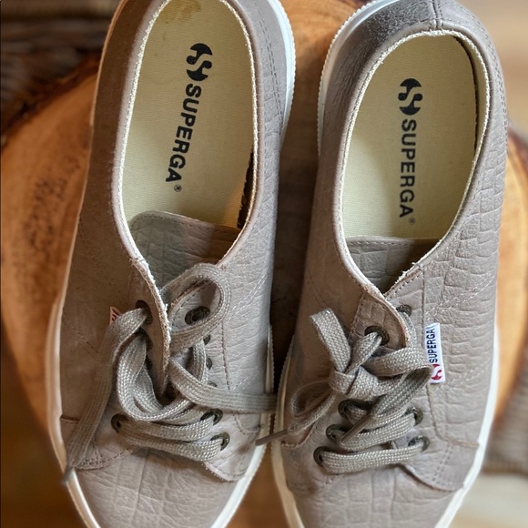 Superga | Shoes | Superga Mens Leather Sneakers Like New | Poshmark